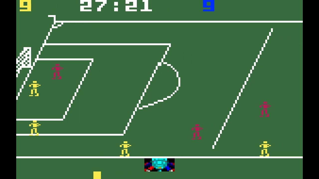 Mattel Intellivision Game: NASL Soccer (1979 Mattel Electronics) - YouTube