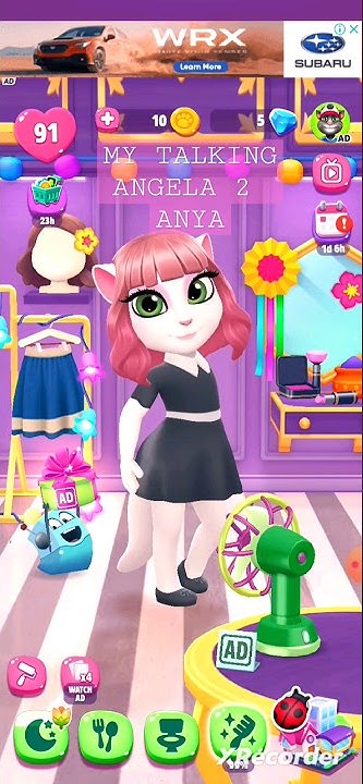 My Talking Angela 2 - ANYA FORGER MAKEOVER!!💖💖 #shorts #anyaforger #mytalkingangela2 - YouTube