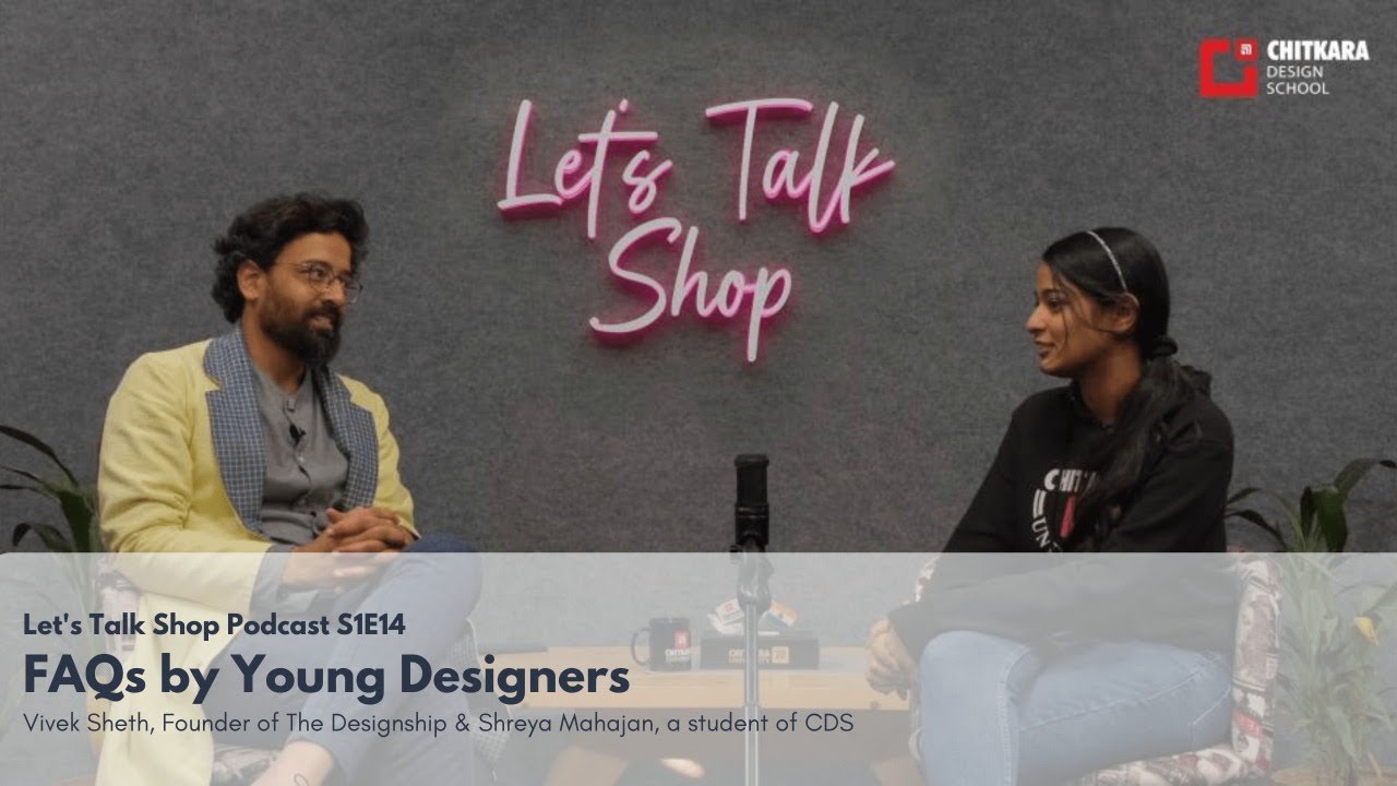 Let’s Talk Shop: A Design Podcast with Vivek Sheth, Chief Design Crew| Design FAQs - YouTube