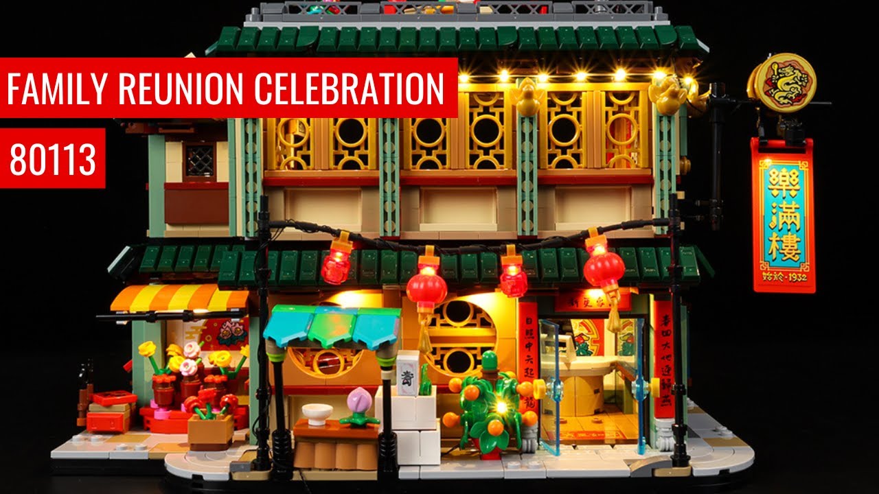 LEGO Family Reunion Celebration 80113 Light Kit - YouTube