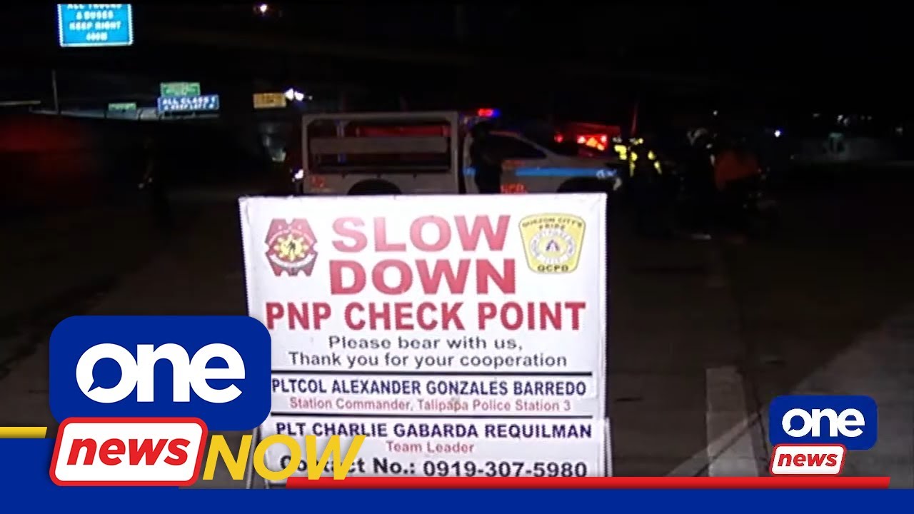 PNP sets up more checkpoints ahead of SONA - YouTube