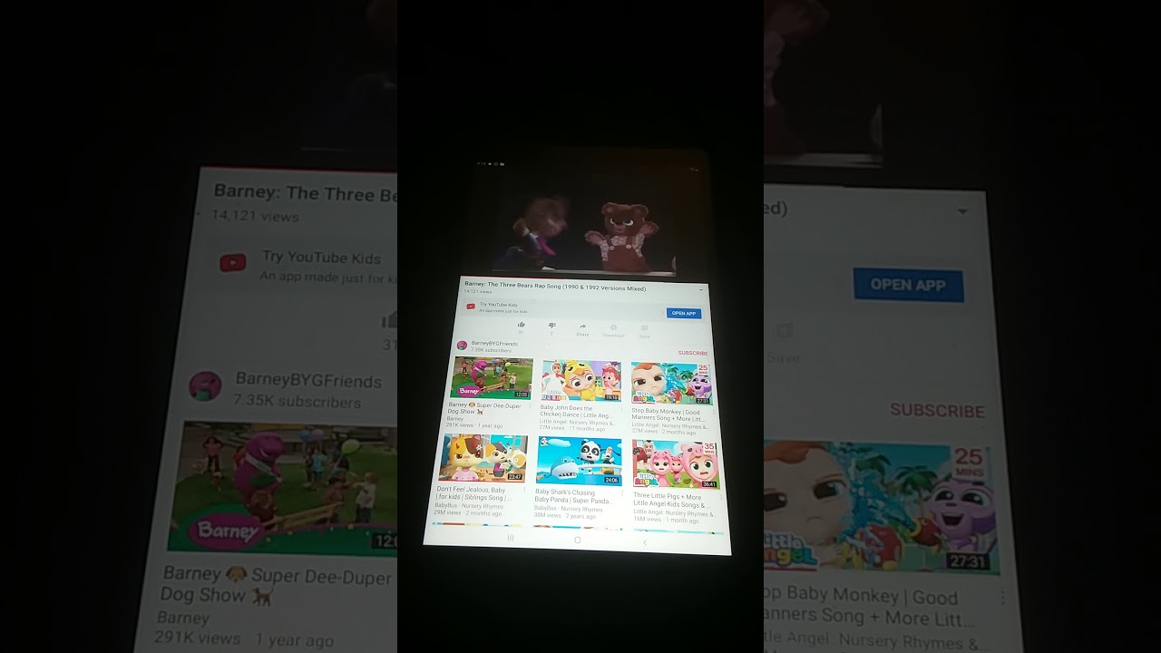 Barney bygfriendsbarney the three bears rap song 1990 &1992 version ...