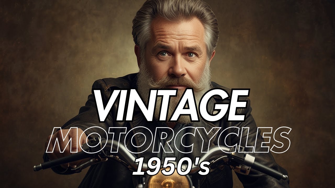 5 nostalgic VINTAGE motorcycles from the 1950s!! - YouTube