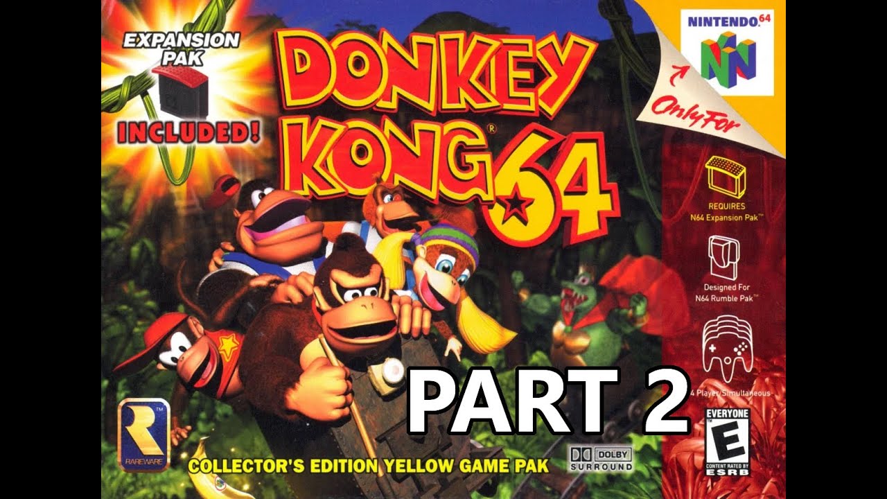 Donkey Kong 64 - 24 Years Later - Part 2 - Jungle Japes - #FREEDIDDY ...