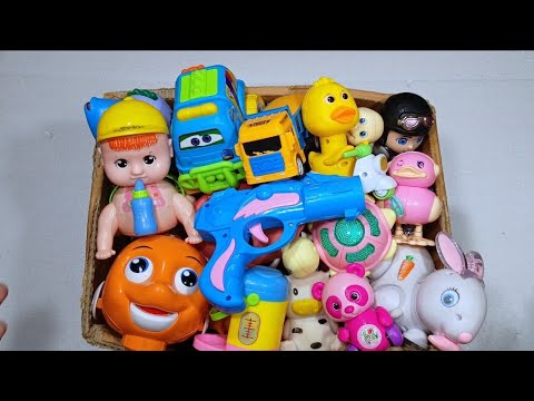 5:02 Minutes Satisfying with Unboxing Barbie Doll Family Playset, Cute Pinkfong Ambulance Car Toys 