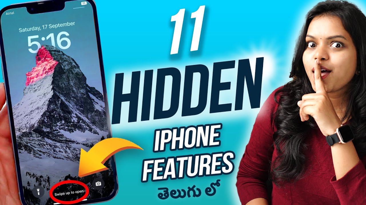 11 Surprising Hidden Iphone Tricks And Tips⚡️in Telugu⚡️you Must Try Youtube