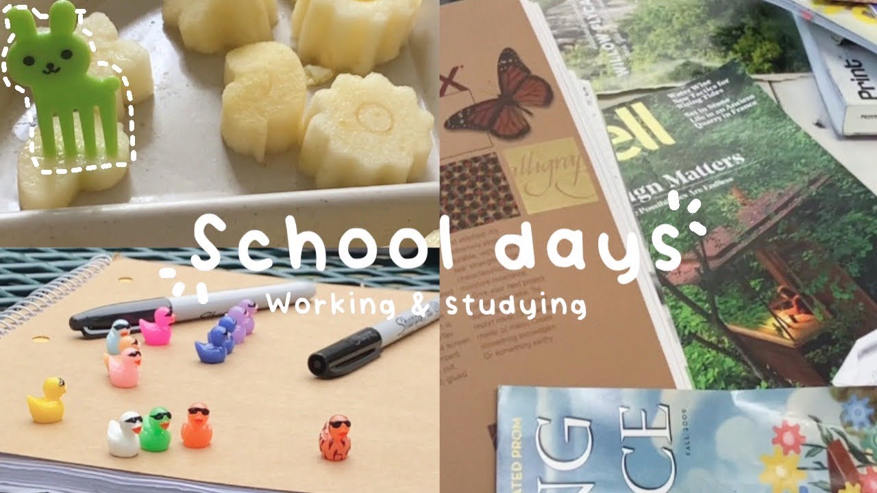 School days: Student life, eating out, and studying - YouTube