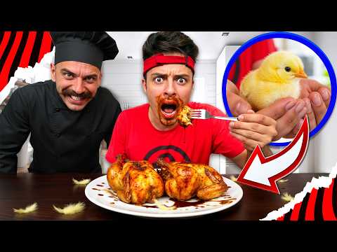 O CHEFE DE COZINHA MALUCO COZINHOU OS PINTINHOS!