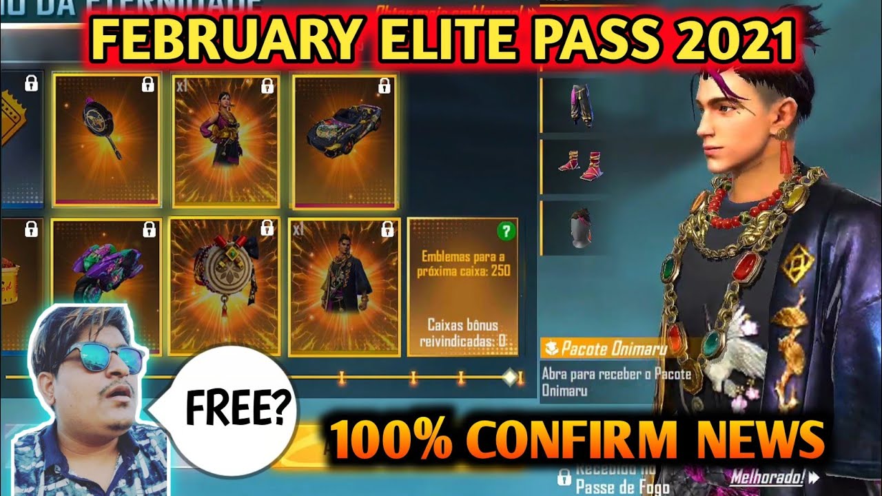FEBRUARY ELITE PASS FREE FIRE 2021|FREE FIRE FEBRUARY ELITE PASS 2021 ...