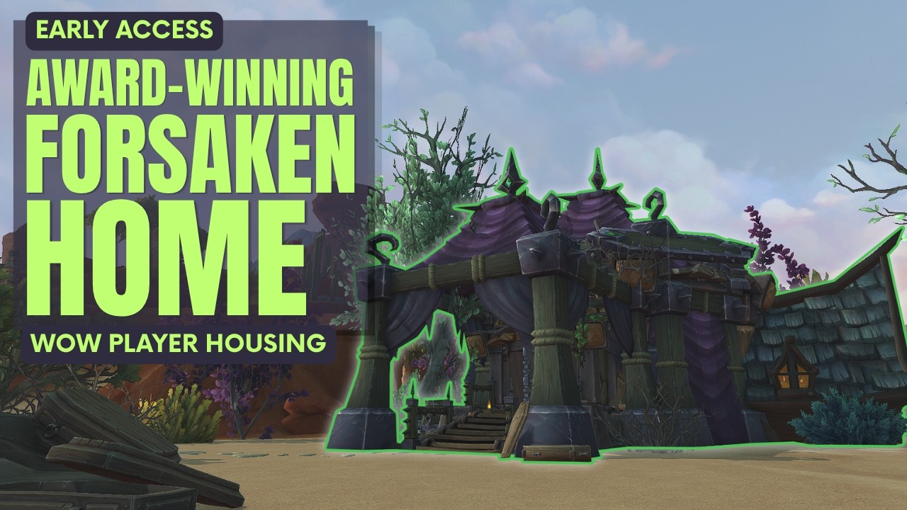 Award-Winning Forsaken House | WoW Player Housing Tour - YouTube