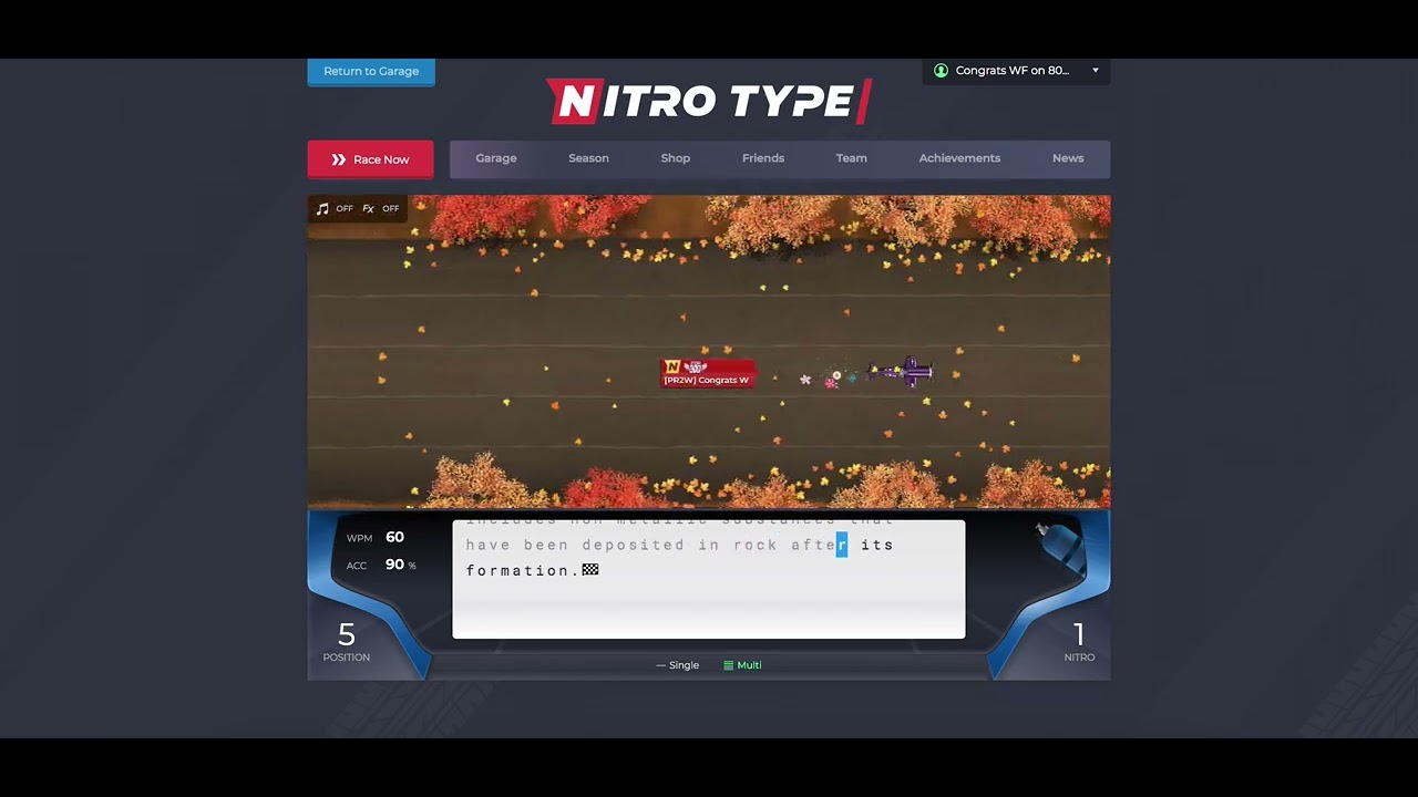 Racing on NT - YouTube