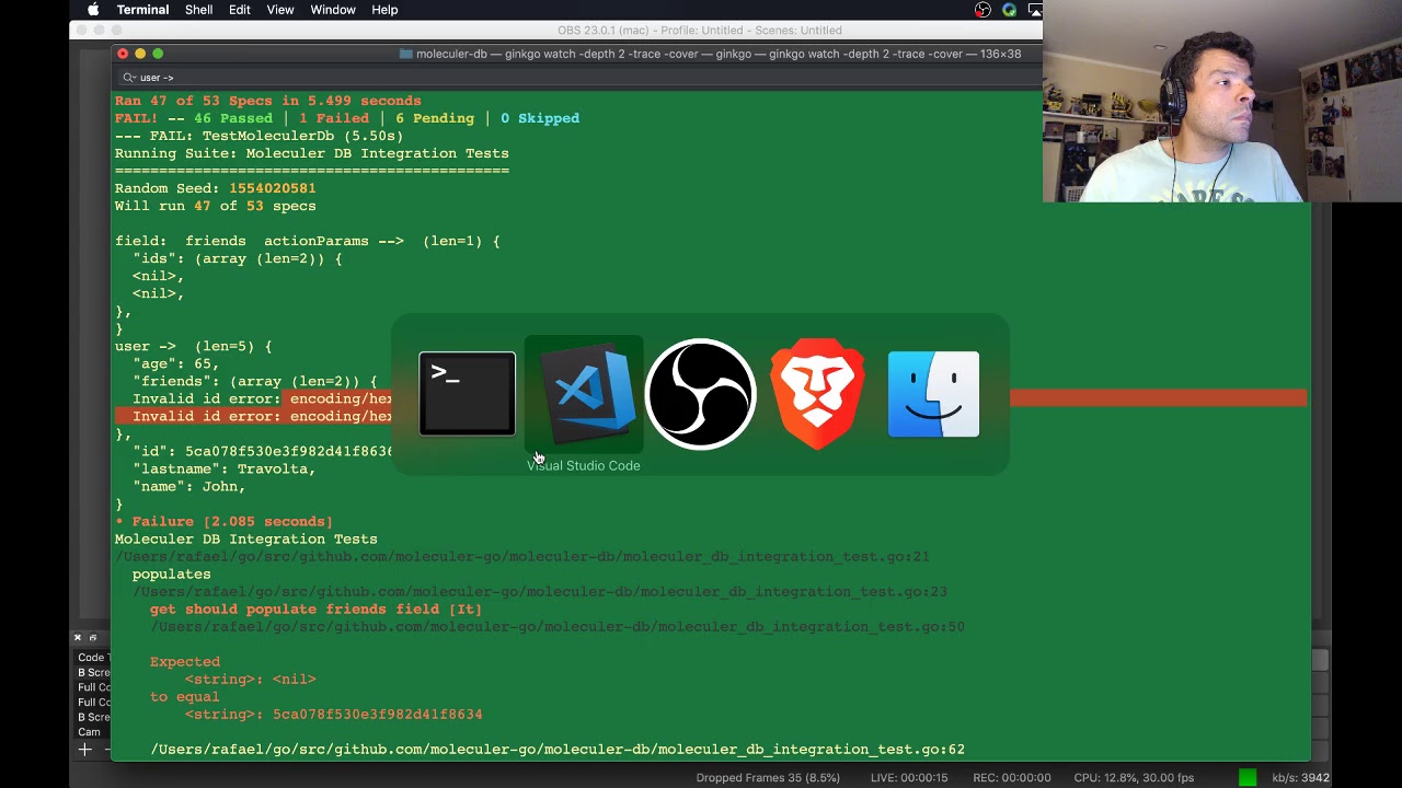 Live Coding - Moleculer Go - Examples - Whatsup client app - golang ...