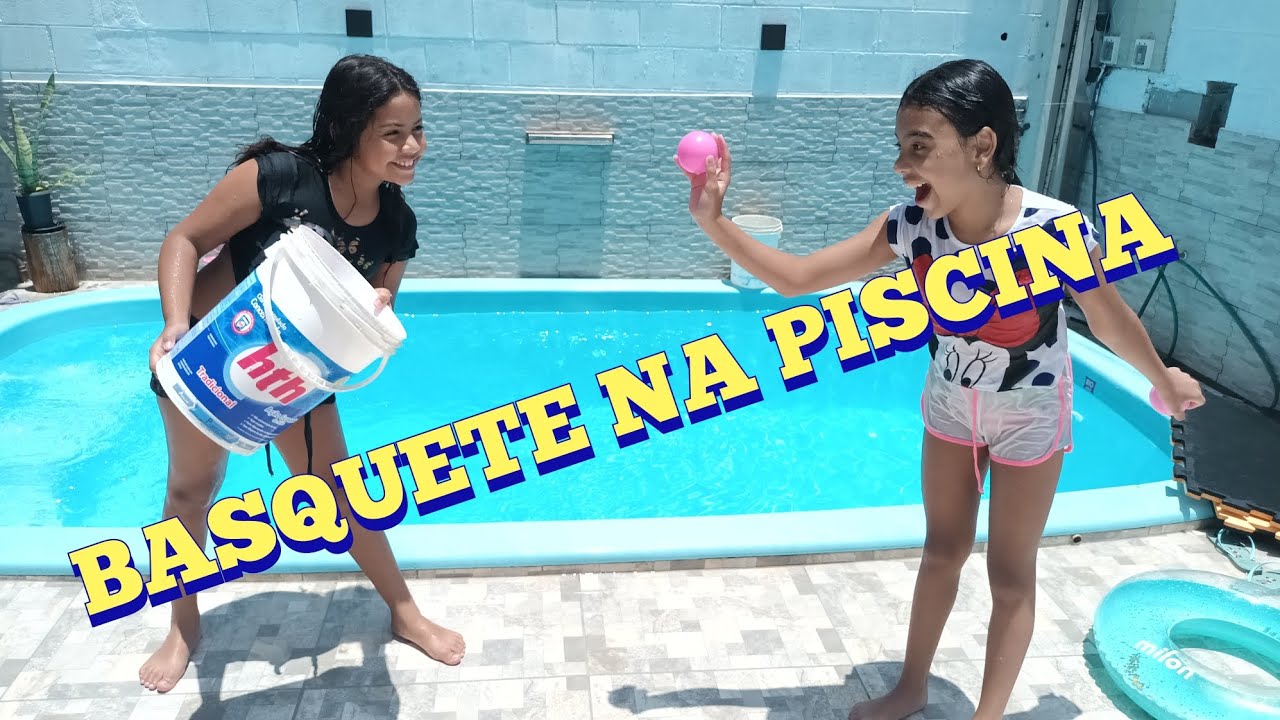 desafio piscina , jogo de basquete. pool challenge. - YouTube