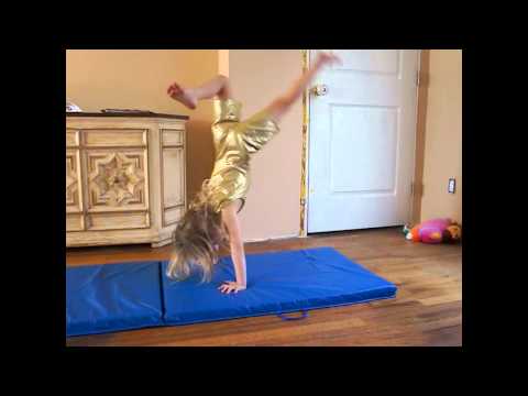 3 Year Old Twins Gymnastic's Tricks (Mom Spots Advanced Moves)
