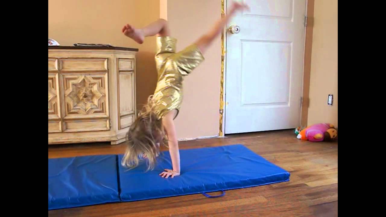 3 Year Old Twins Gymnastic's Tricks (Mom Spots Advanced Moves) - YouTube
