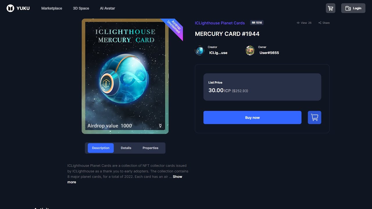 Planet Card NFTs Explained - YouTube