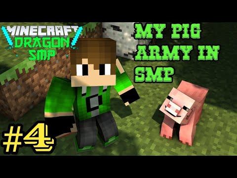 My pig Army 🤟 in dragon smp 😱 || #minecraft #viralvideo #trending - YouTube