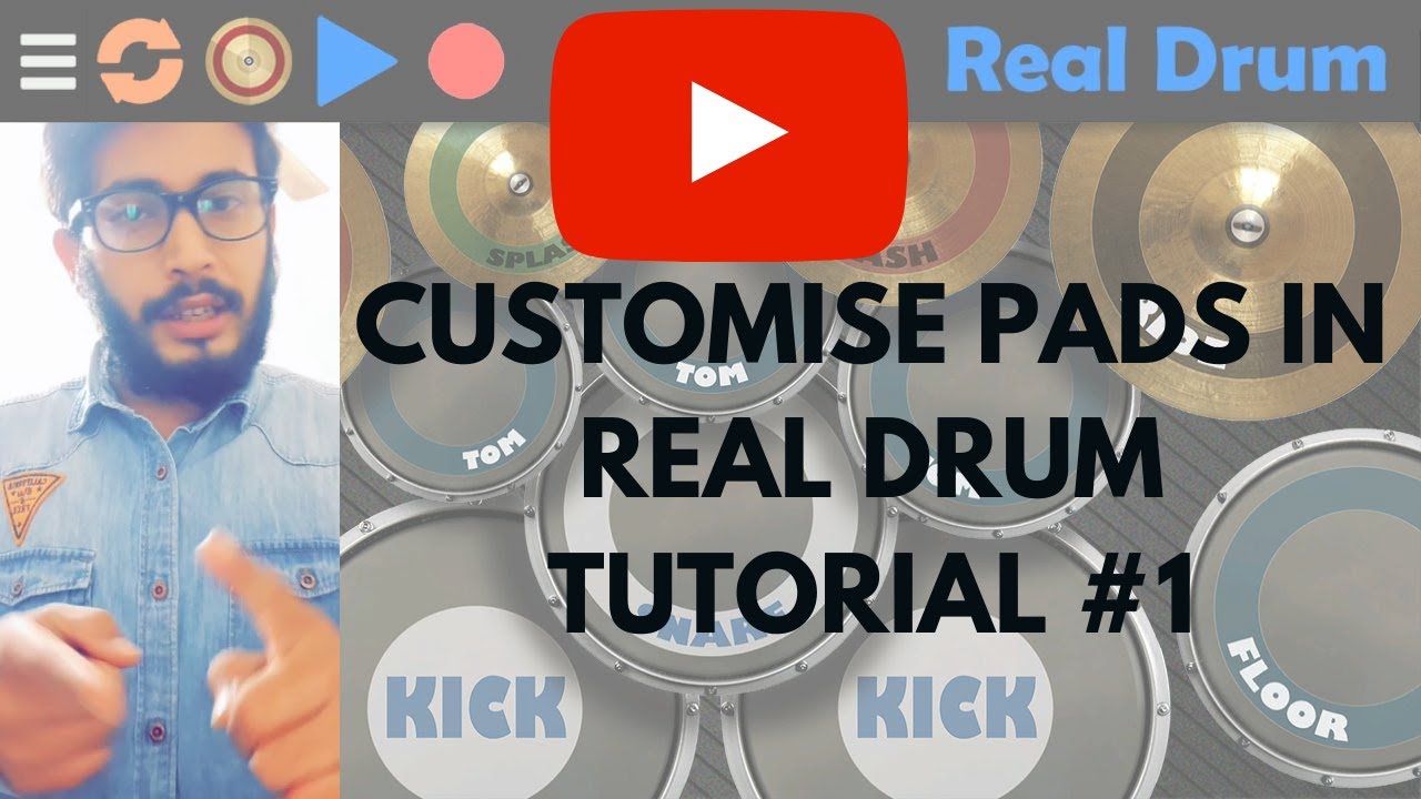 Real drum Customise Tutorial | Steps to customise in Real Drum ...