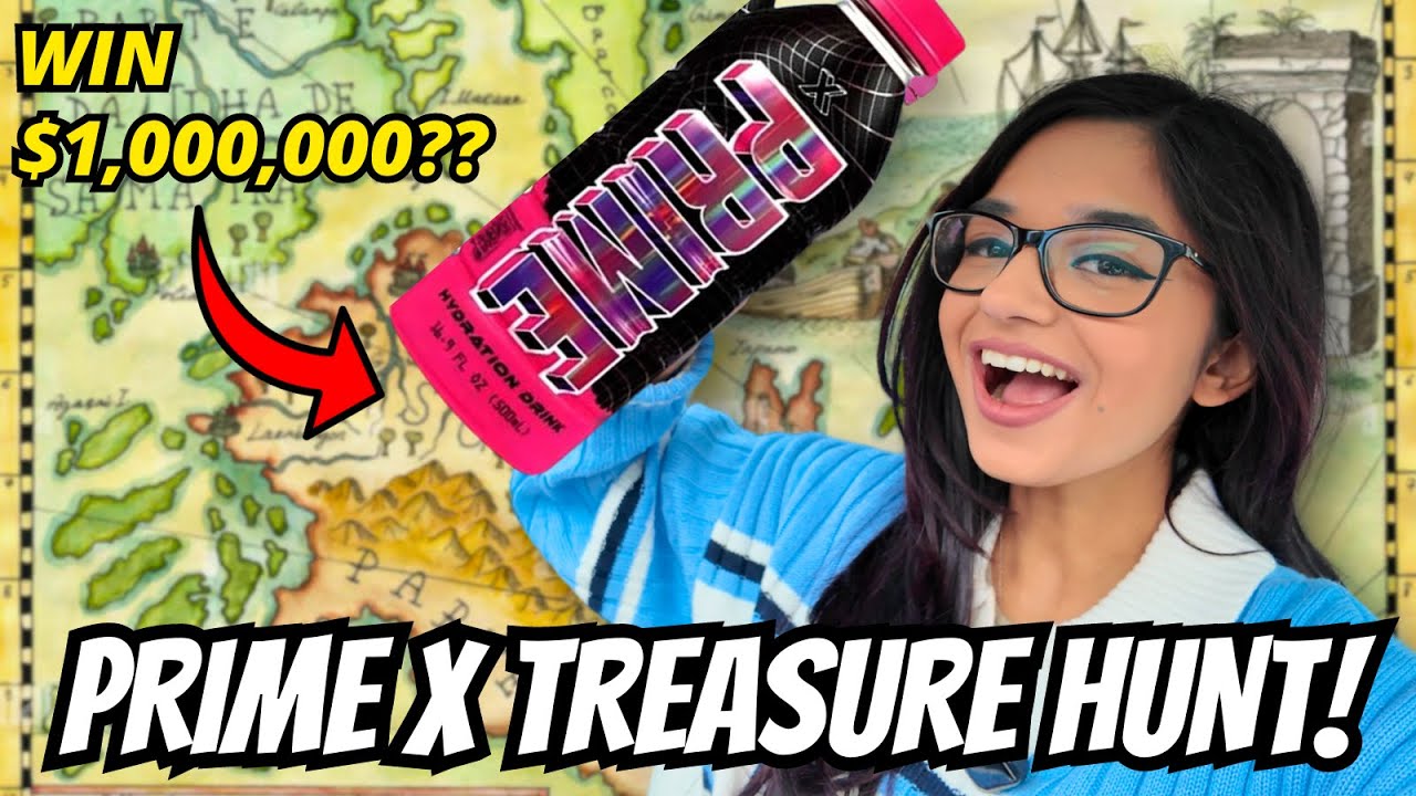 FINDING PRIME X HYDRATION TO WIN $1,000,000 *TREASURE HUNT* - YouTube