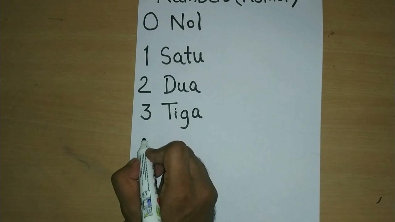 Indonesian Numbers | Nomor Bahasa Indonesia | How to spell Indonesian ...