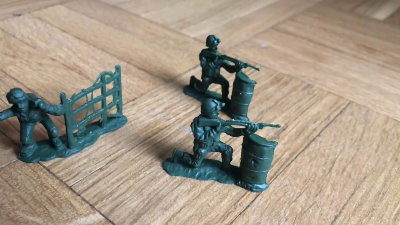 Unboxing de Soldaditos de juguete confinados. Army men plastic soldiers ...