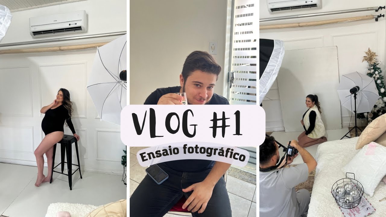 VLOG #1 - ENSAIO FOTOGRÁFICO DE GESTANTE | 28 semanas de gêmeas - YouTube