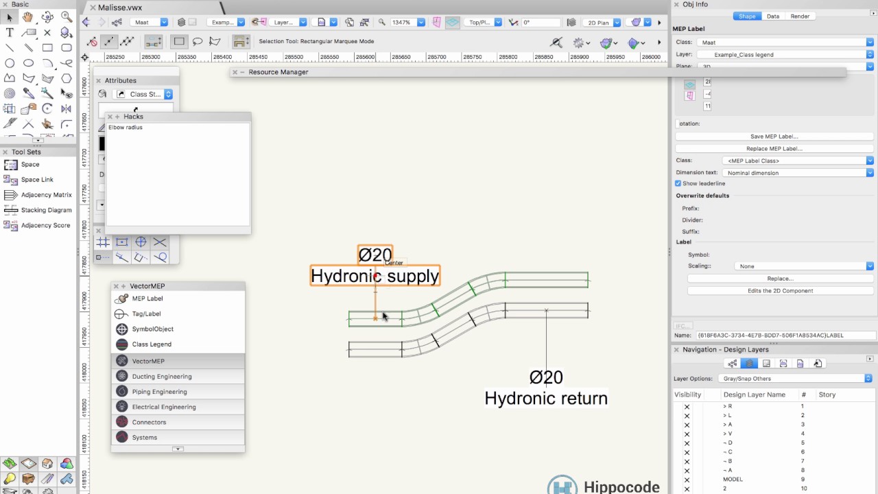 Tagging MEP Components using the MEP Label tool - YouTube