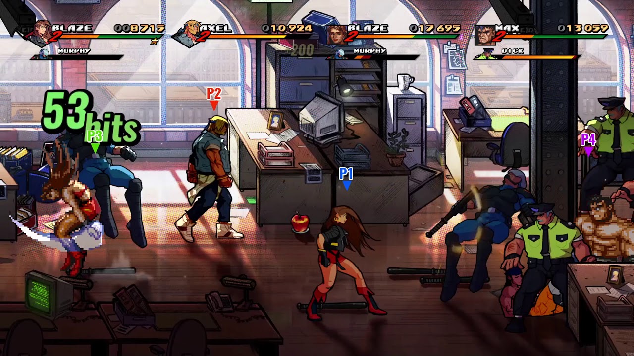 Streets of Rage 4 - 4 Player Arcade - Mania - S Rank - YouTube