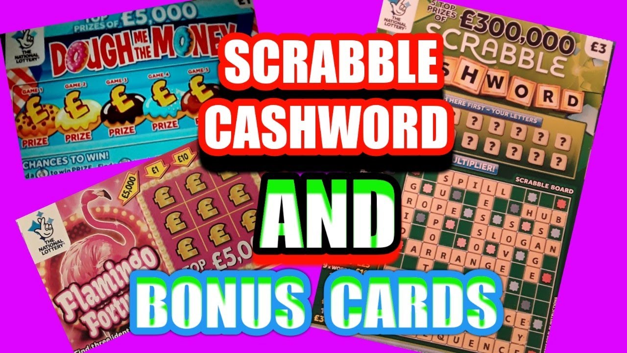 Wow!..Scrabble Cash Word...and..Dough me the Money & FLAMINGO FORTUNE ...