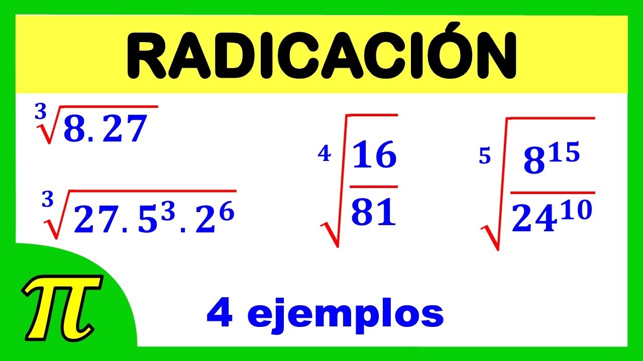 Radicación Raíz De Producto Y Raíz De Cociente Ejercicios Resueltos Youtube