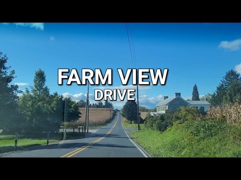 Farm View Drive | Highway and Countryside Drive | Sunny Afternoon - YouTube