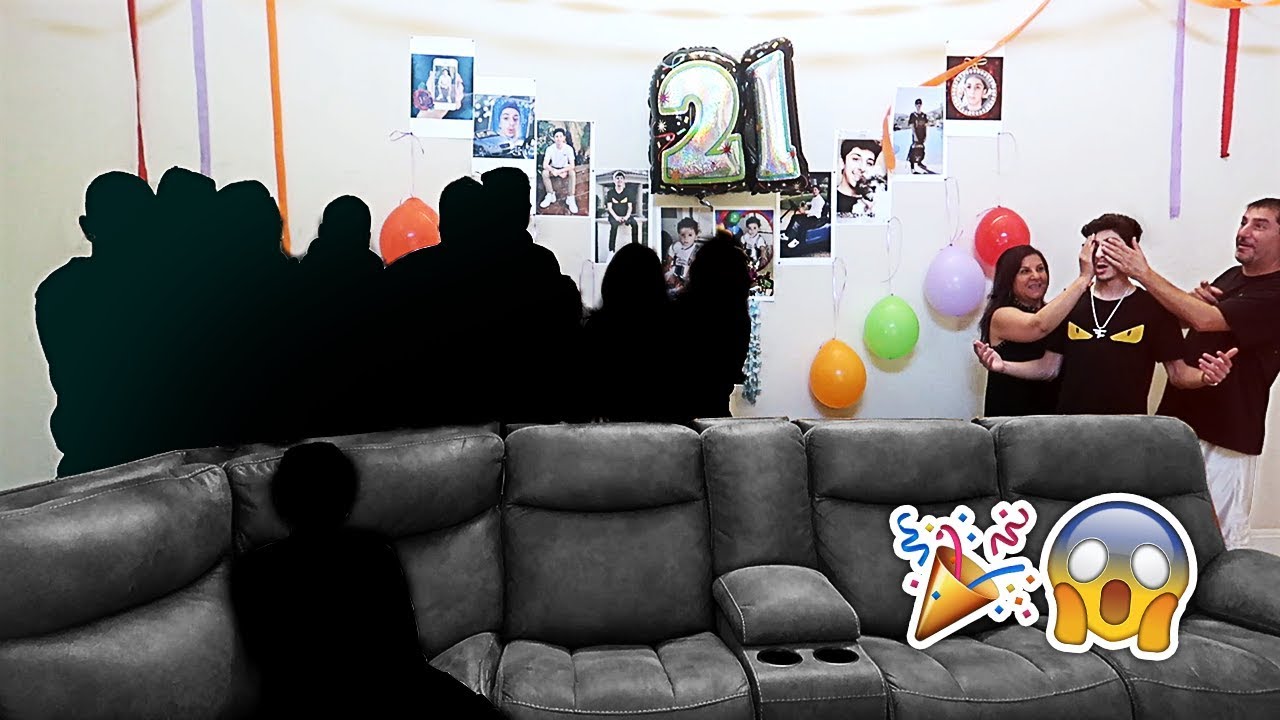 THE WHOLE CREW SURPRISED ME FOR MY 21ST BIRTHDAY!! **crazy night ...