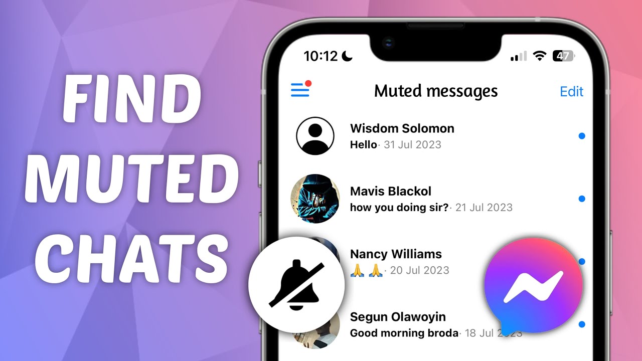 How to Find Muted Chats on Messenger - YouTube