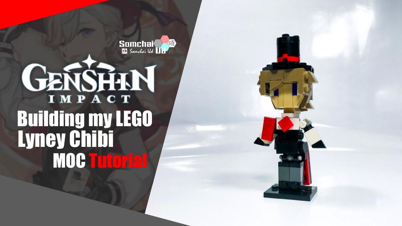 LEGO Genshin Impact Lyney Chibi MOC Tutorial | Somchai Ud - YouTube