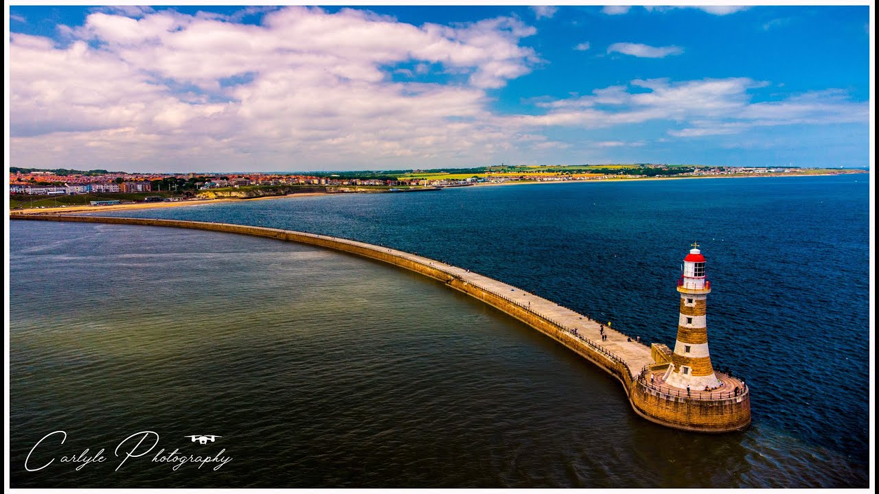 Roker Pier, Sunderland via DJI Mini 2 Drone in 4K - YouTube