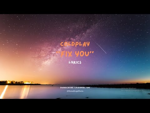 Fix You - Coldplay | LYRICS - YouTube