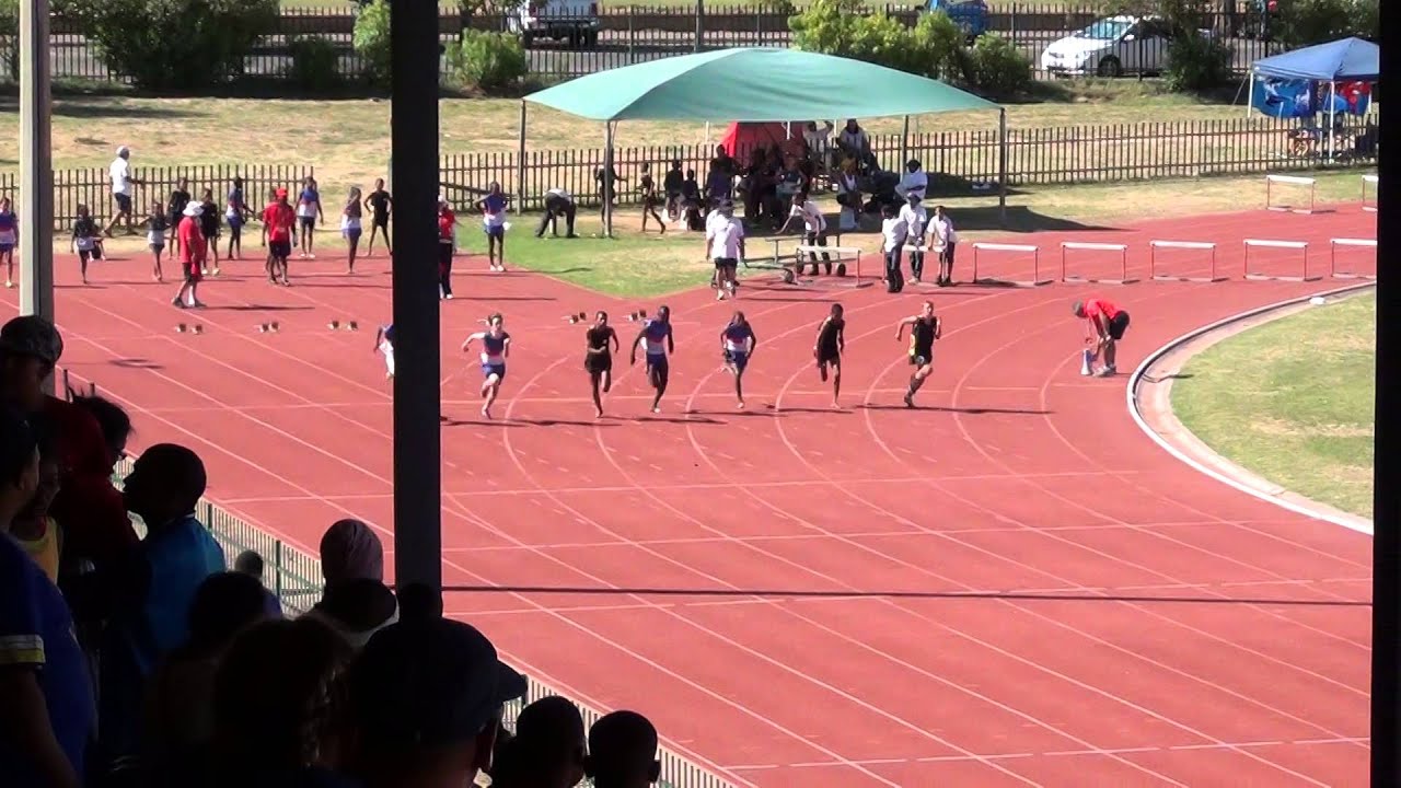 Liam Buck 100m final WC Champs - 27 Feb 2016 - YouTube