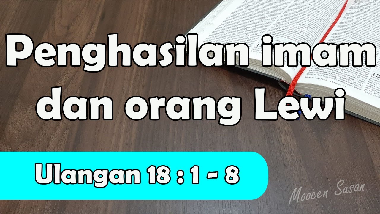 Ulangan 18:1-8 l Penghasilan imam dan orang Lewi - YouTube