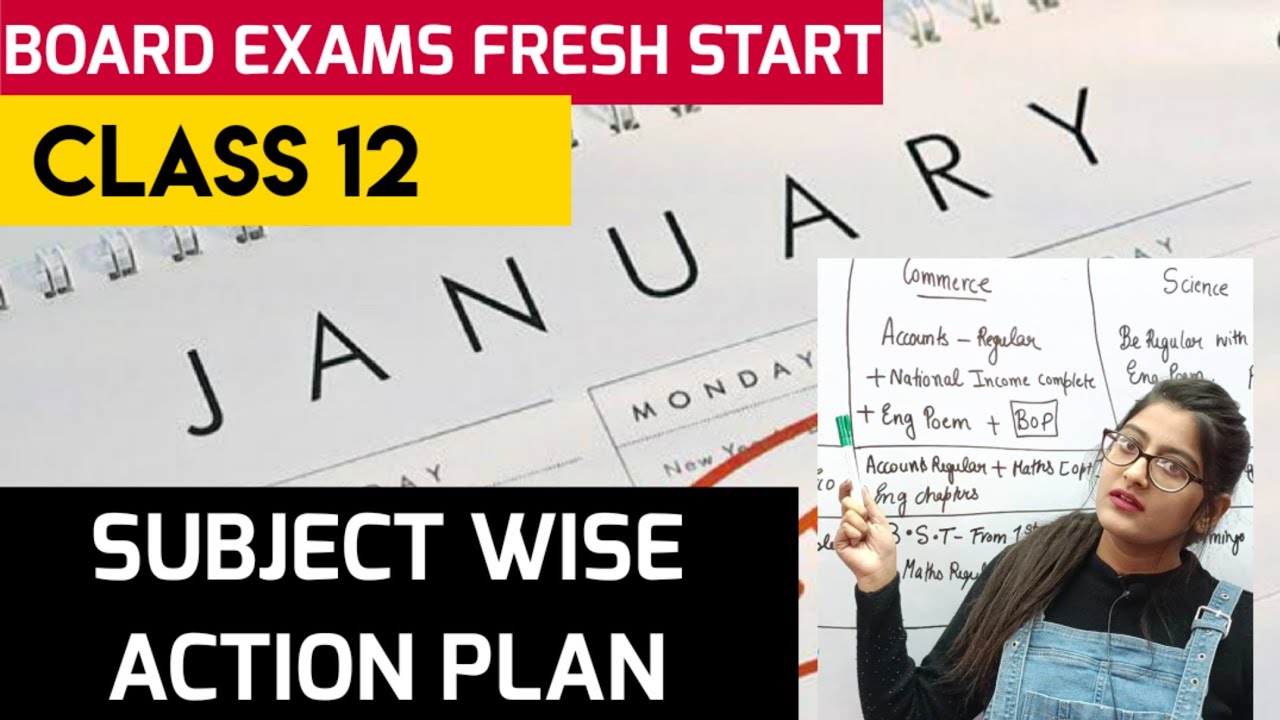 BOARDS में 🔥SUBJECT WISE STUDY ACTION PLAN-FULL MARKS 2021 BOARD EXAMS ...