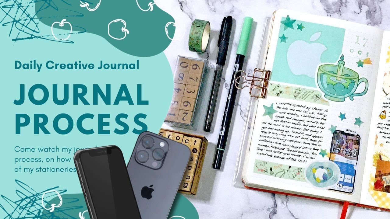Journal With Me || iPhone Alarms || Creative Daily Journal || #074 ...