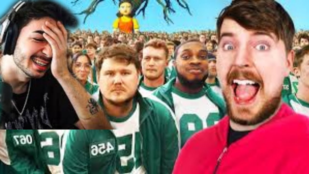 TheRealRed se uită la MrBeast SquidGame - YouTube