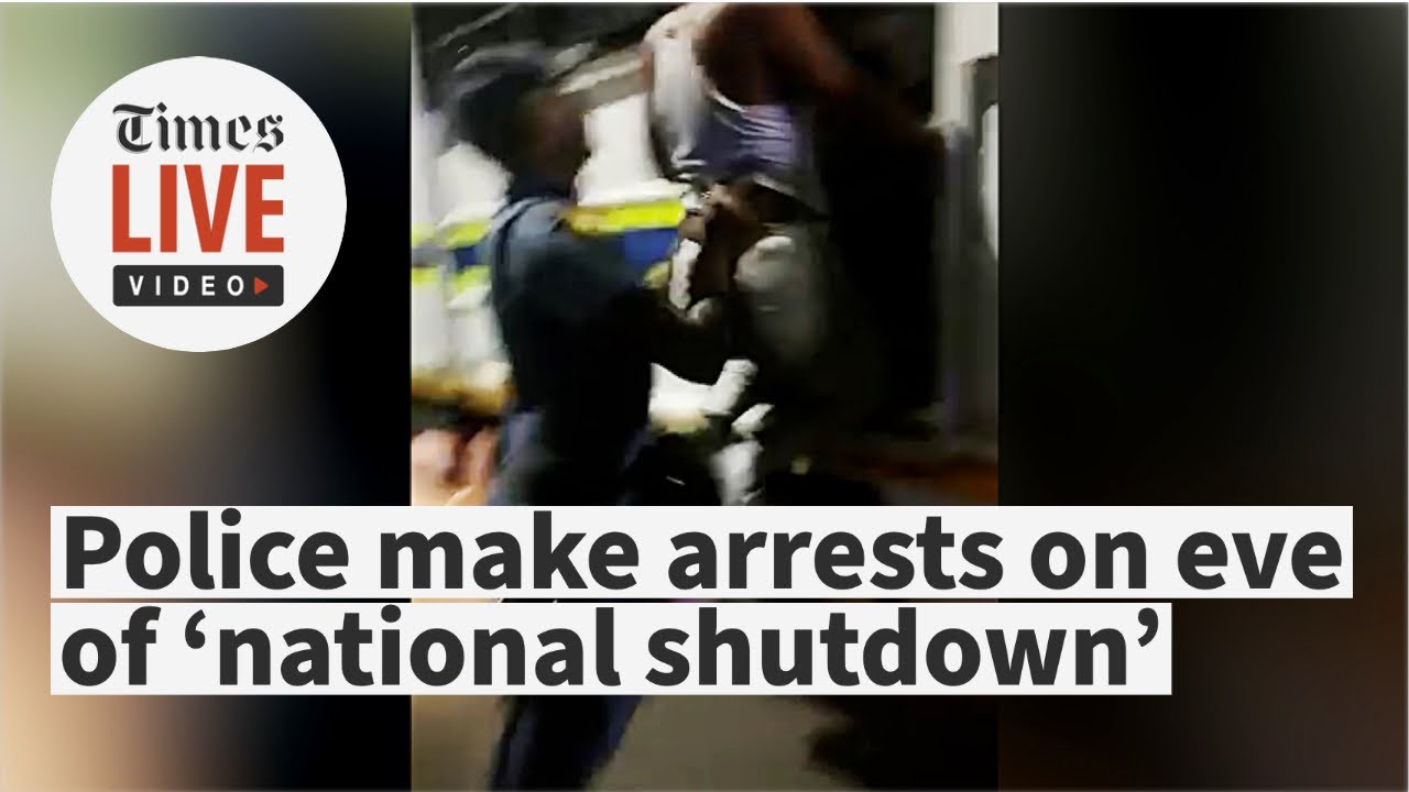 Police make arrests in Braamfontein, clear streets of bricks on eve of ...