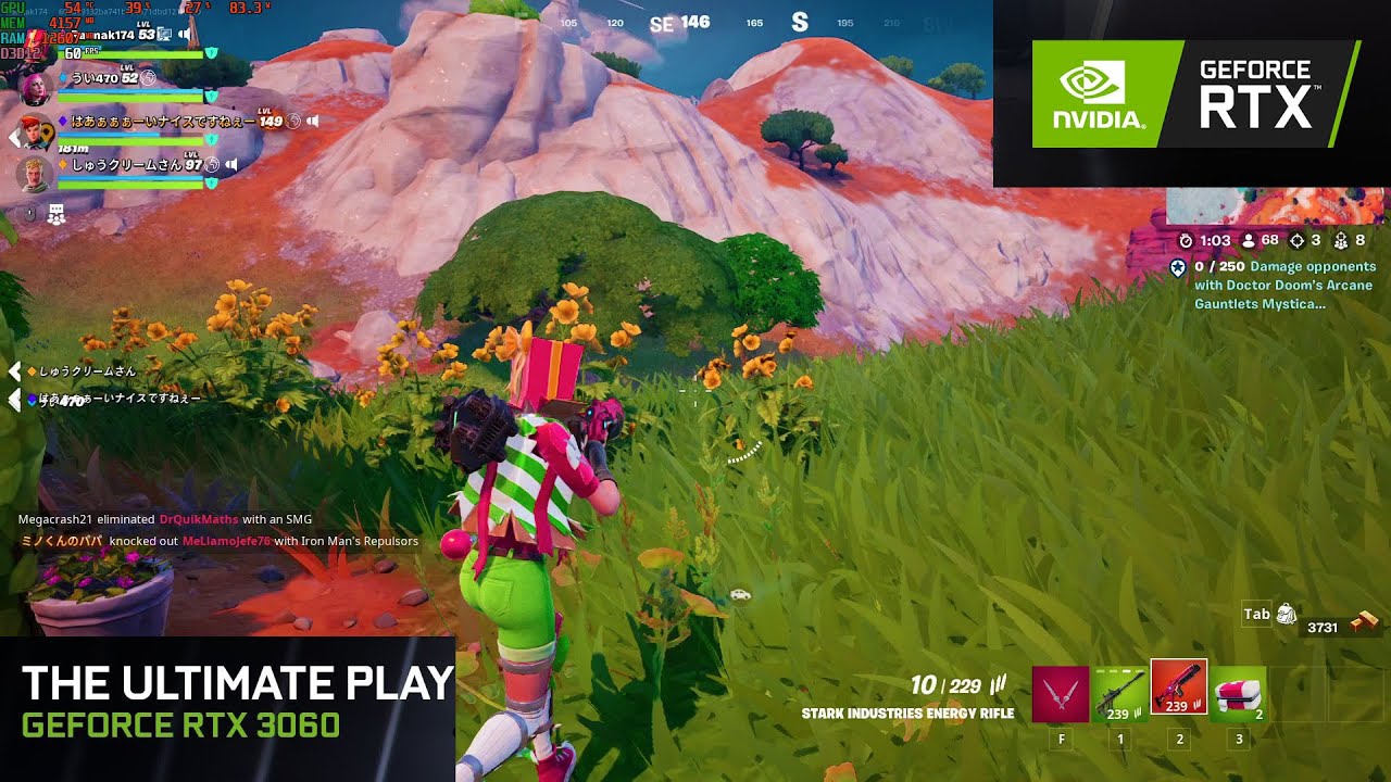 Fortnite RTX 3060 Gameplay - YouTube