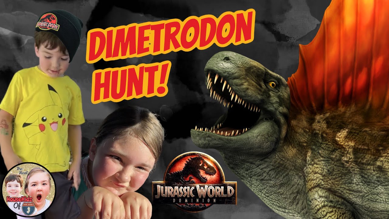 Dimetrodon Hunt #familyvlog #kidsvlog #jurassicworld - YouTube