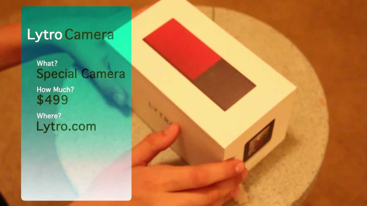 Unboxing: Lytro Red Hot 16GB Camera - YouTube