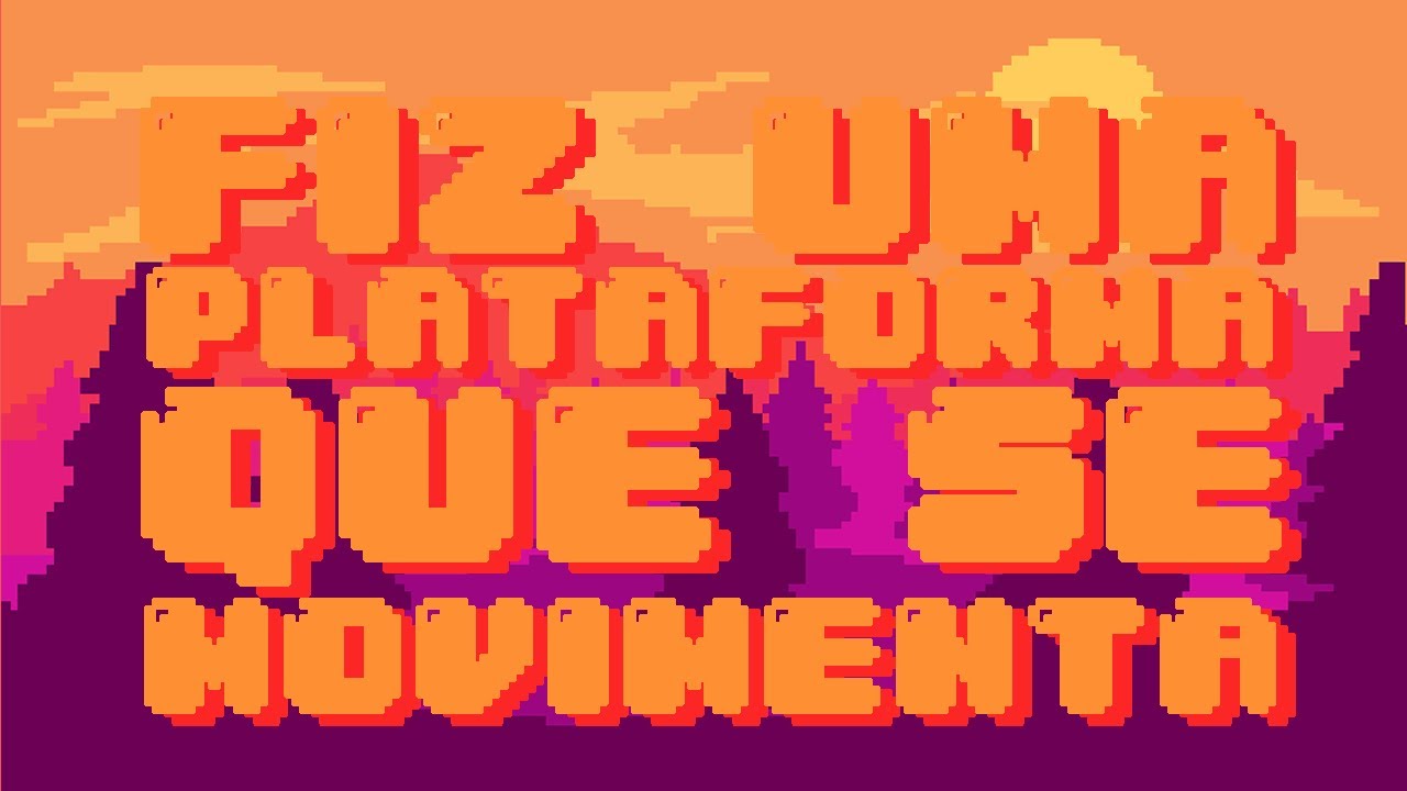 Fiz uma plataforma que se movimenta no meu jogo feito em java puro! - YouTube