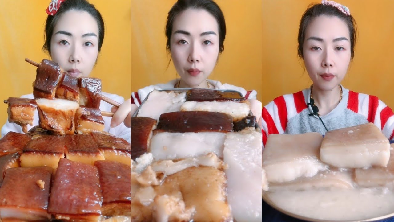 Eating Challenge: Eating pork braised pork belly beef 🍖🍖🍖#pork #meat # ...