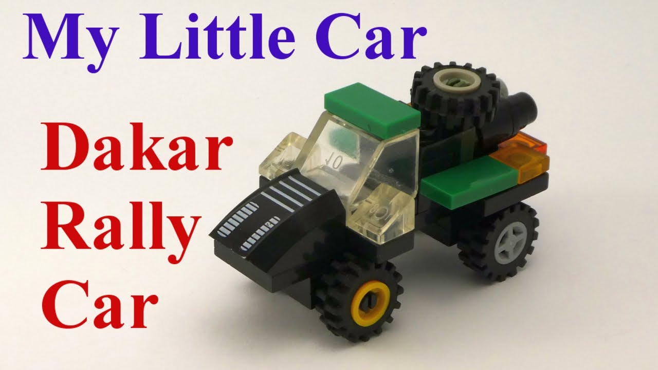 My Little Car - Lego Dakar Rally Car - How to build with lego blocks ...