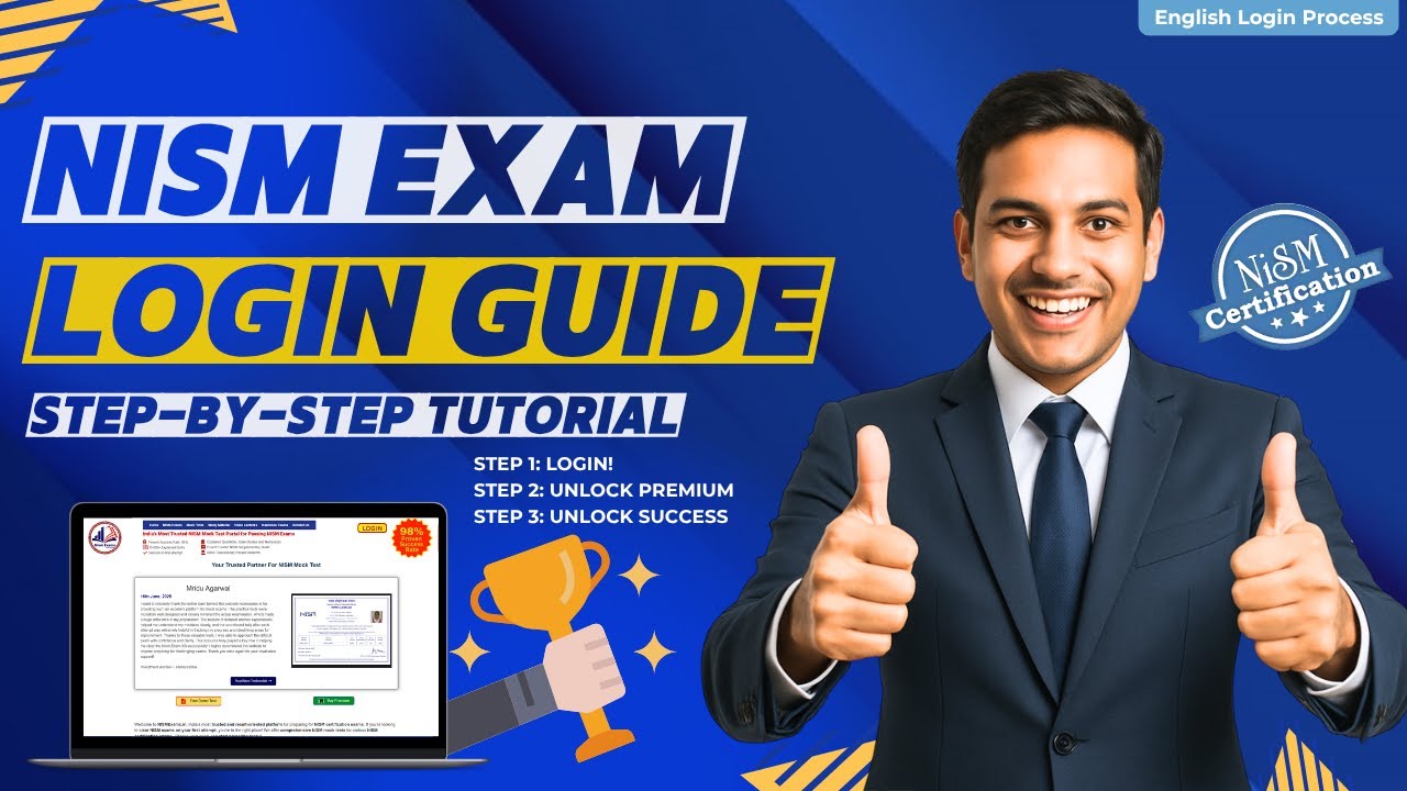 NISM Exam Login Guide 🔐 | Step-by-Step Process to Register & Start Your ...