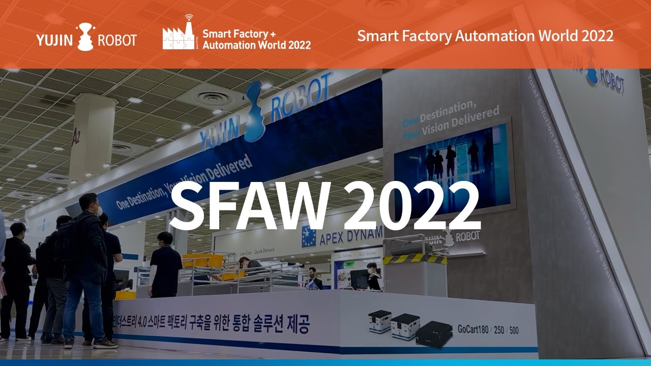 YUJIN ROBOT AMR(Autonomous Mobile Robot) Applications #유진로봇 - YouTube